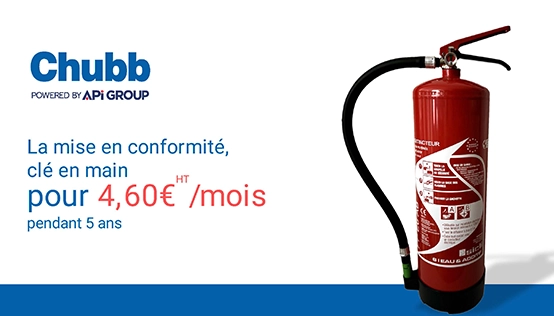 Location extincteurs sans PFAS | Offre clé en main | Chubb France